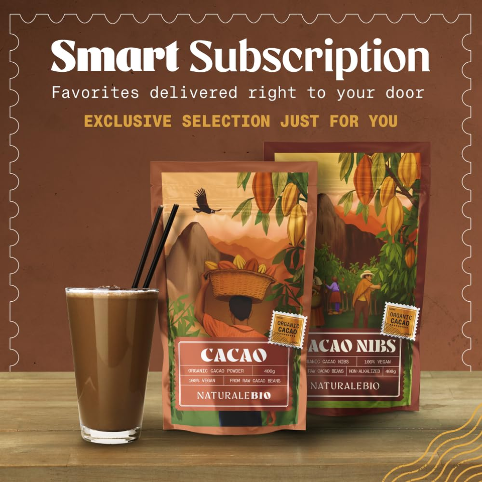 Cacao Powder Organic 35Oz. Unsweetened, Non-Alkalized and Pure. Cocoa ...