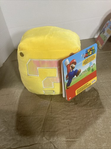 Super Mario World of Nintendo 5" Plush Yellow Coin Block w/ Sound | eBay