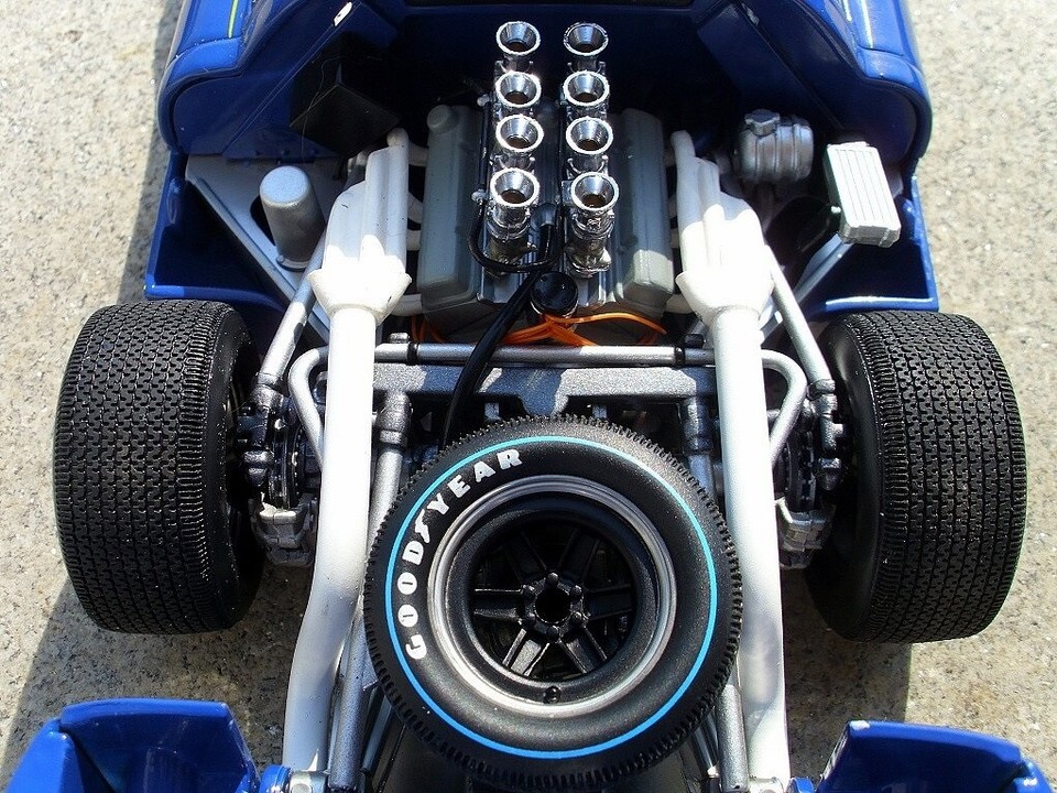 Race Car 1 Le Mans Custom Built Metal Body Model 18 Racing Racer 24 ...