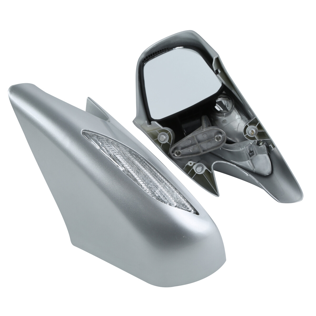 Silver Rear View Mirrors Clear Lens Light Fit For Honda ST1300 ST 1300 ...