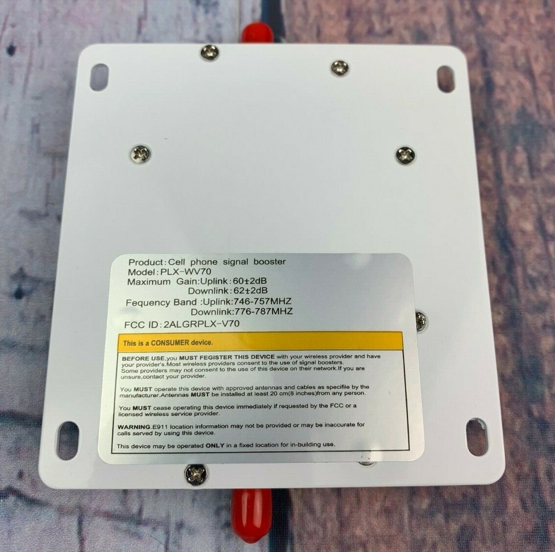 Verizon Cell Phone Signal Booster 4G LTE 700Mhz Band13 Mobile Amplifier ...