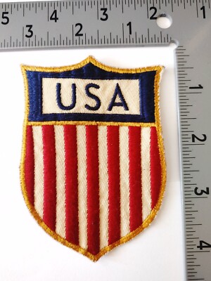 POLO RALPH LAUREN PATCHES PRE-OWNED RARE USA SHIELD PATCH | eBay