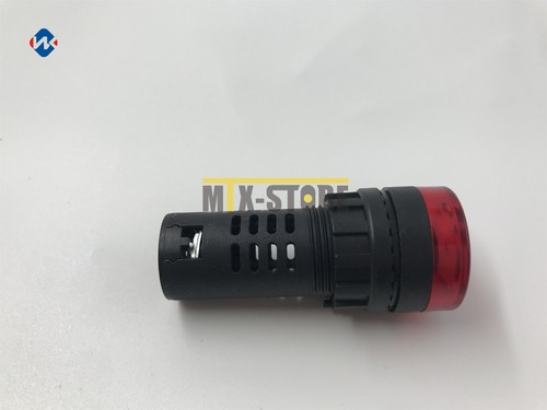 5PCS 24V AC/DC (22mm RED) LED Flashing Buzzer Alarm Signal Light AD16 ...