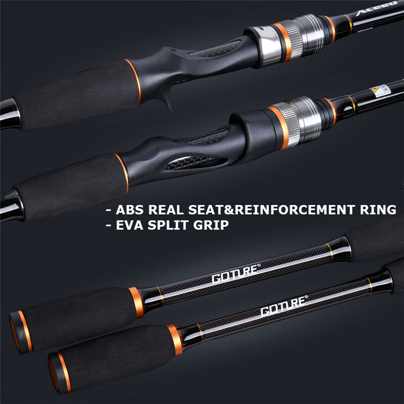 Goture Spinning/Casting Fishing Rod 2.1M 2.4M 2.7M 3.0M Carbon Fiber ...