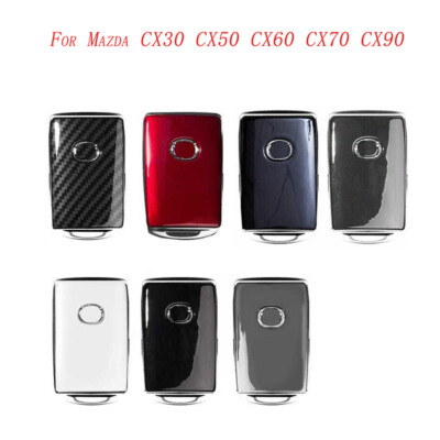 Car Remote Key Fob Cover Case Holder Keychain Shell Fit For Mazda CX30 ...