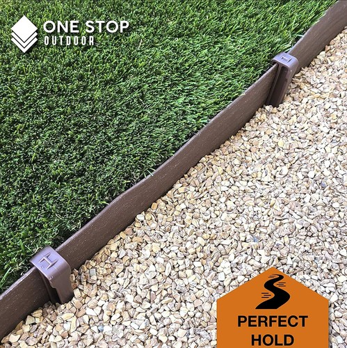 10 PACK Black Anchor Edging Spikes Stakes Outdoor Landscape Garden Lawn ...