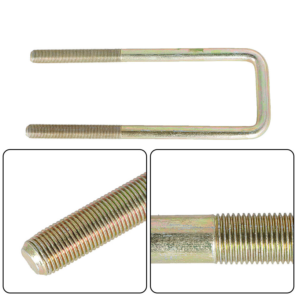 Square U-Bolts 2.5" Wide Leaf Springs 8.75" Long For 1988-1998 Chevy ...