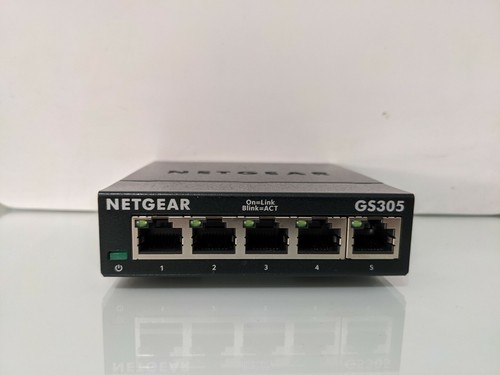 Netgear 5 Port Gigabit Ethernet Unmanaged Switch GS305 | eBay