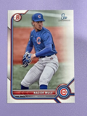 50x Card Lot Nazier Mule 2022 Bowman Draft Prospect Rookie RC 1st #BD ...