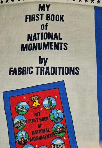 VTG 1997 Fabric Traditions My First Book of National Monuments Lot Of ...