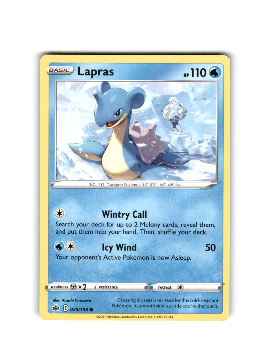 Lapras Evolution Card