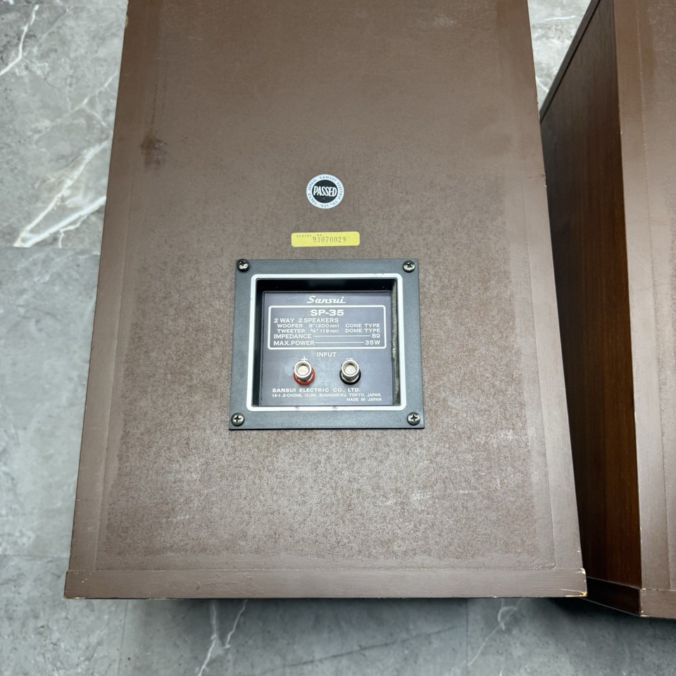 Sansui SP-35 Vtg Bookshelf speakers | eBay