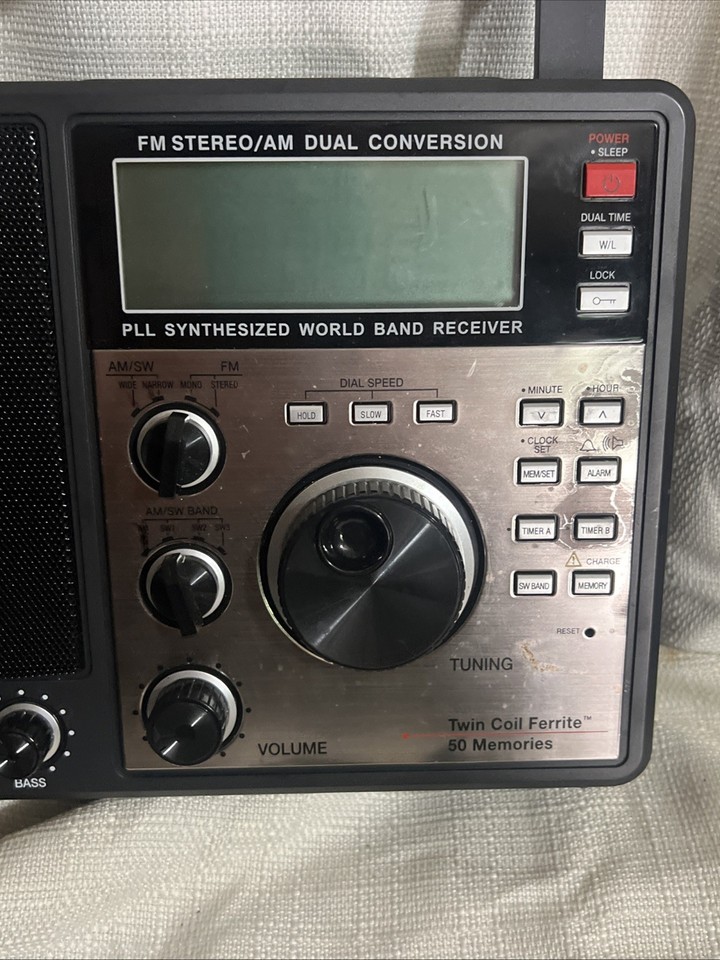 C Crane CC Radio SW AM/FM SW Portable Shortwave Radio Twin Coil Tested ...