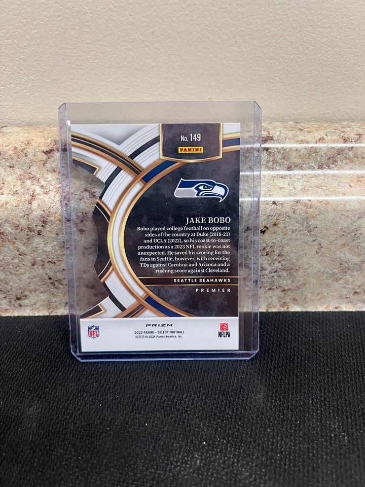 2023 Panini Select - Premier Level Jake Bobo #149 Red & Blue Prizm Die ...