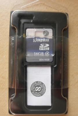 Kingston 16 GB SDHC Class 4 Card New In Package | eBay
