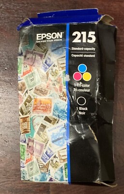 Genuine original Epson 215 Black & Tri Color Ink Cartridges 12/24 ...