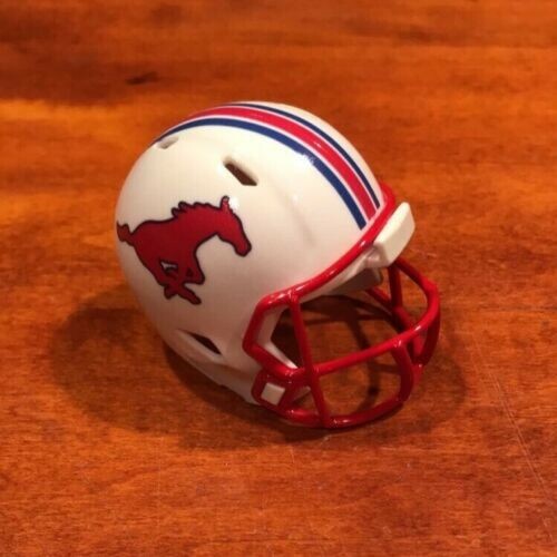 SMU Mustangs custom pocket pro helmet AAC | eBay