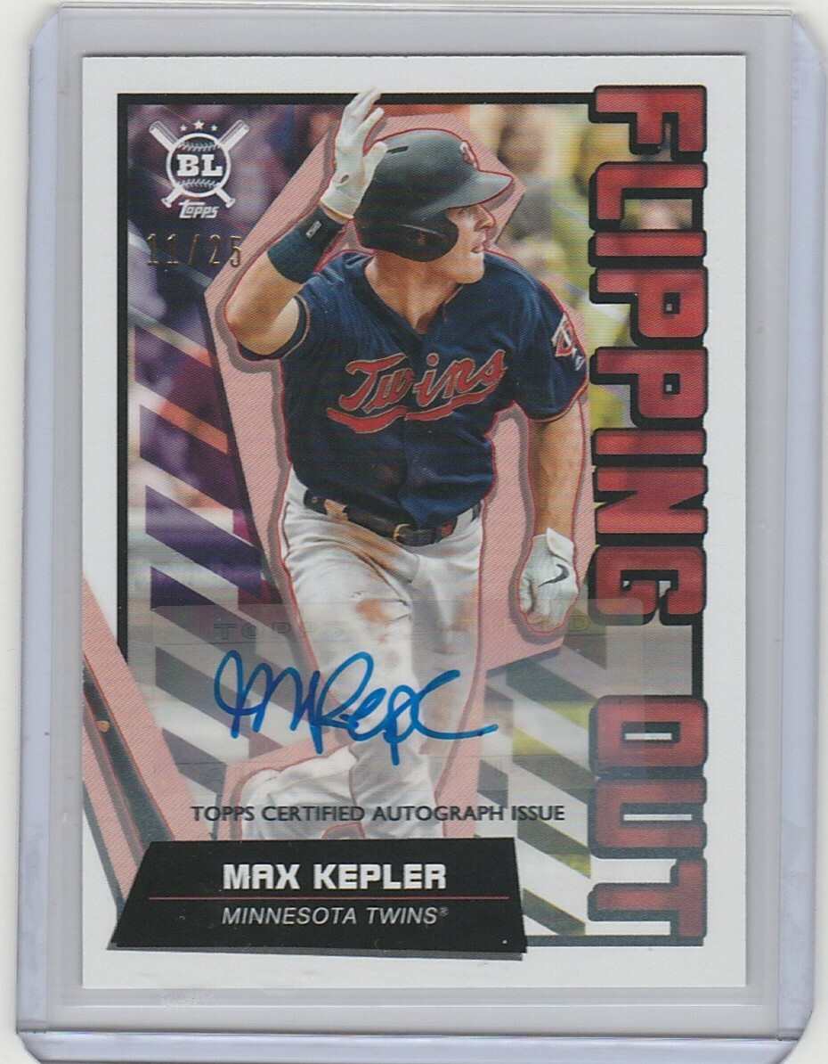 MAX KEPLER 2020 TOPPS BIG LEAGUE FLIPPING OUT AUTOGRAPH SIGNATURE AUTO ...