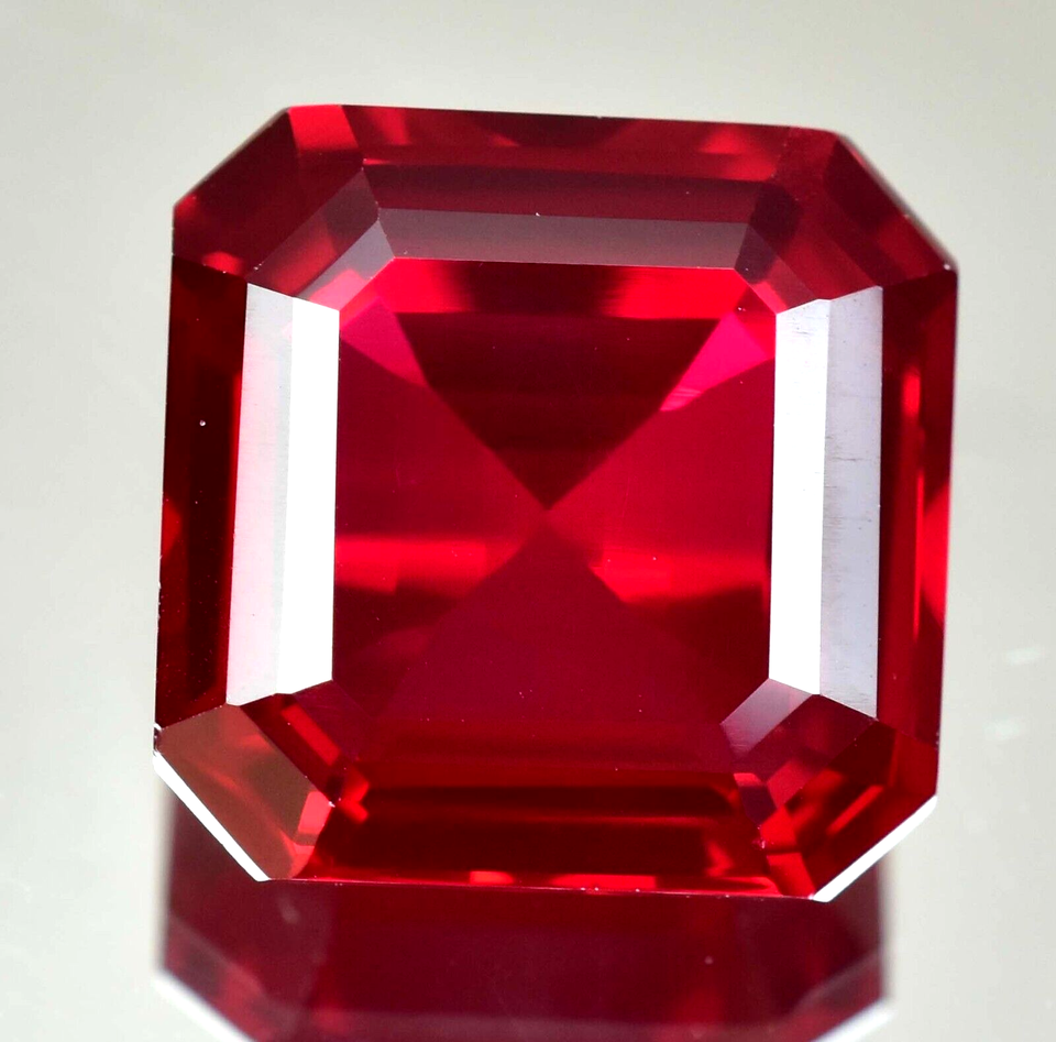 38.65 Ct Natural Mozambique Blood Red Ruby Certified Flawless Loose ...
