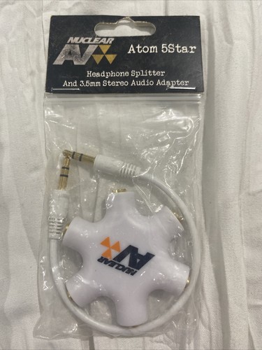 3.5MM Headphone Jack 5-Way Splitter 6 Port Multi Stereo Adapter for ...