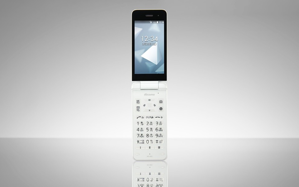 [New] KYOCERA KY-42C DIGNO KEITAI White ANDROID FLIP PHONE UNLOCKED ...