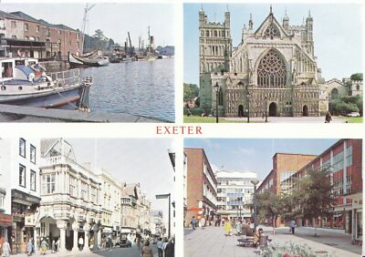 Devon Postcard - Views of Exeter - Ref BH6167 | eBay