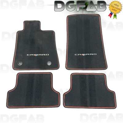 OEM GM 2016-2023 Chevy Camaro Front Rear Premium Carpet Floor Mats ...