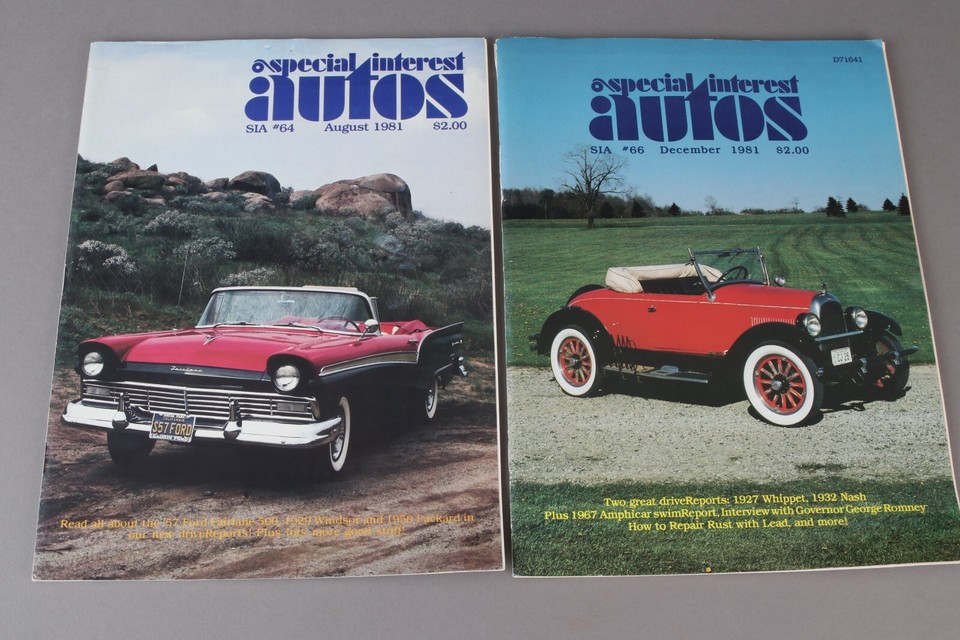 Special Interest Autos Magazine 1981 You get 5 issues | eBay