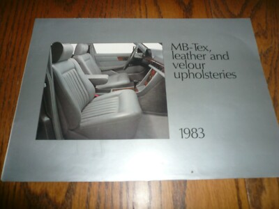 1983 Mercedes Benz MB-TEX Leather & Upholsteries - Vintage | eBay