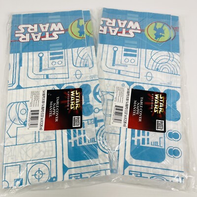 Star Wars Episode 1 x Hallmark 2 90s Party Table Covers Bundle 54x89 in ...