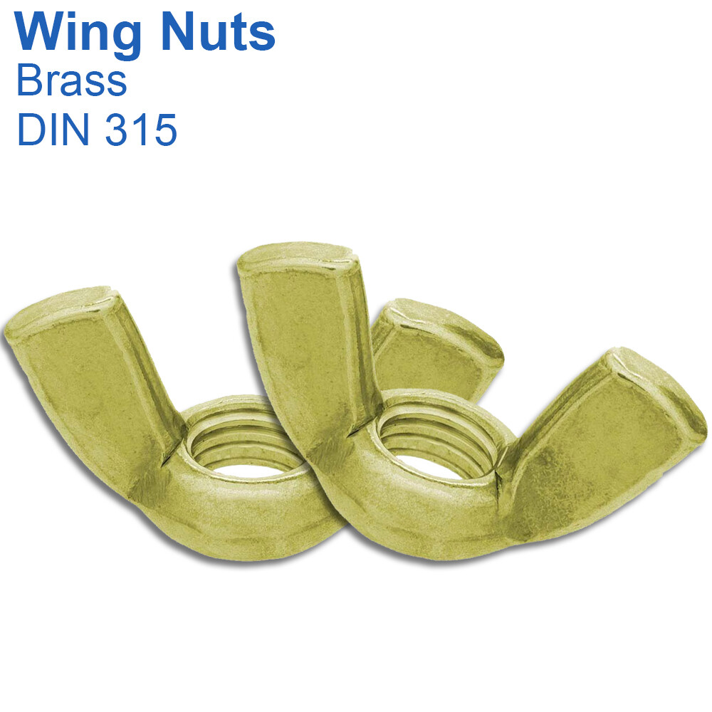 WING NUTS BUTTERFLY NUTS BRASS M3 M4 M5 M6 M8 M10 M12 M14 M16 M20 M24 ...