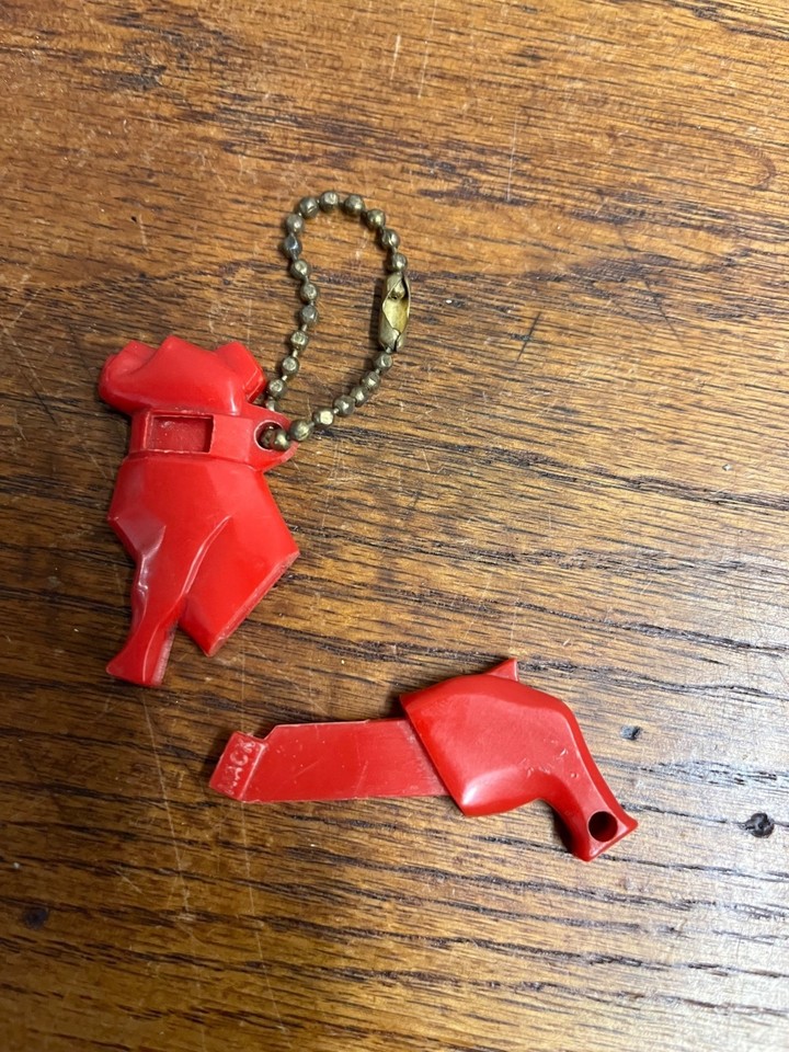 Vintage MACK Trucks Red Bulldog Plastic 2pc Keychain Advertising ...
