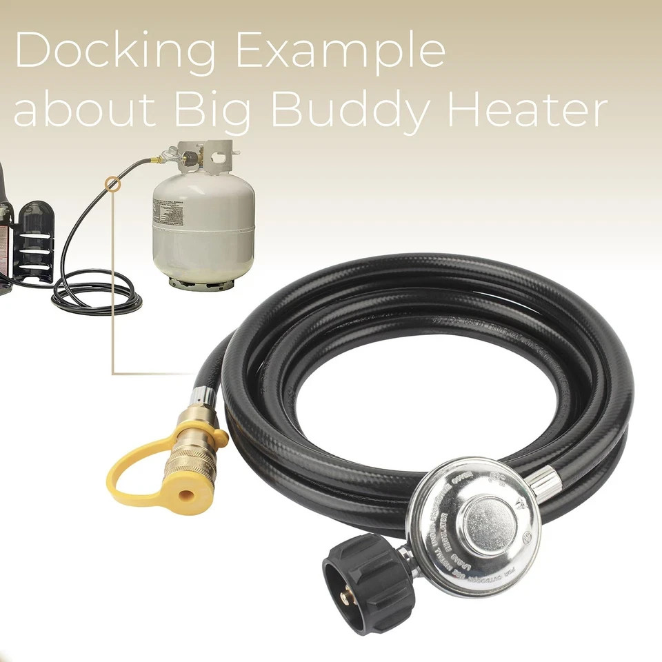 F271803 12ft Adapter Hose for Mr. Heater Big Buddy Propane Heater ...