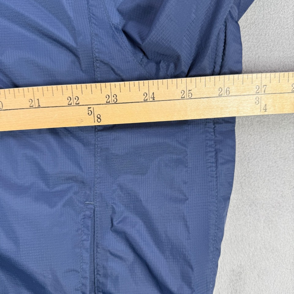 Marmot Jacket Mens XL Blue PreCip Eco Hooded Full Zip Nylon Rain ...