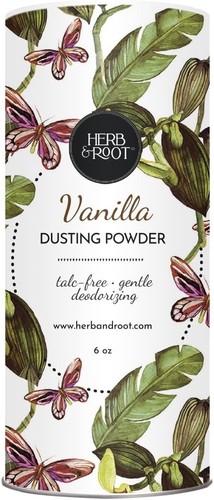 Herb & Root Body Powder Gift Set, 3 Talc-Free Scents: Lavender, Rose ...