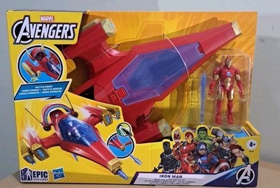 Avengers Iron Man Repulsor Blast Battle Jet w/4in iron-man figure | eBay