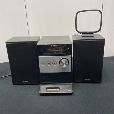 Sony CMT-FX300i Micro Hi Fi Component Stereo System AUX iPod CD ...