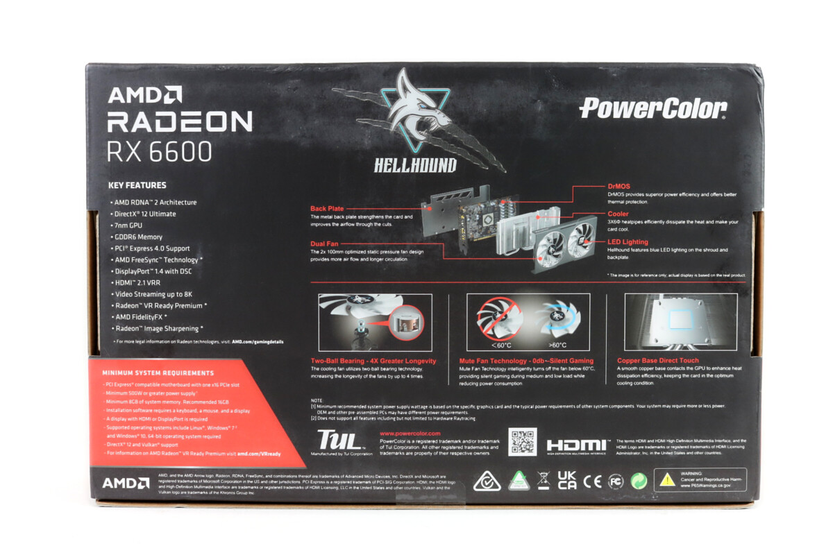 Powercolor Radeon RX 6600 8GB Hellhound GPU w/Box | 1yr Warranty, Fast ...