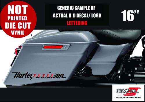 Harley Saddlebags Hard Style Vinyl Decals Suitable fits - Custom ...