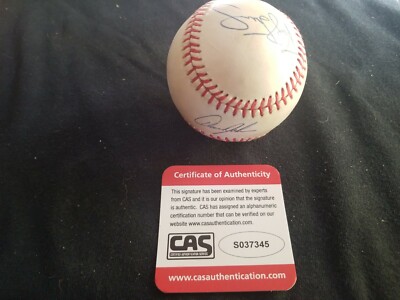 HOJO & STRAWBERRY GENUINE CERTIFIED AUTHENTIC SIGNED AUTOGRAPH BASEBALL ...