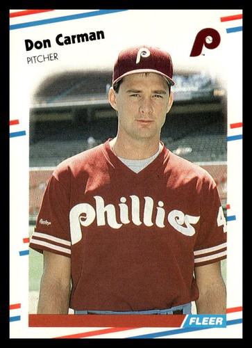 1988 Fleer #300 Don Carman Philadelphia Phillies Baseball Card | eBay