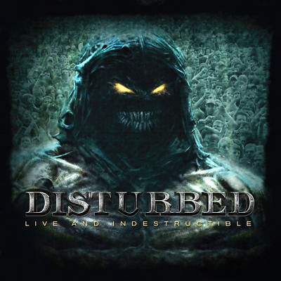 Disturbed Live And Indestructible ALT COVER 12x12 Album Cover Replica ...