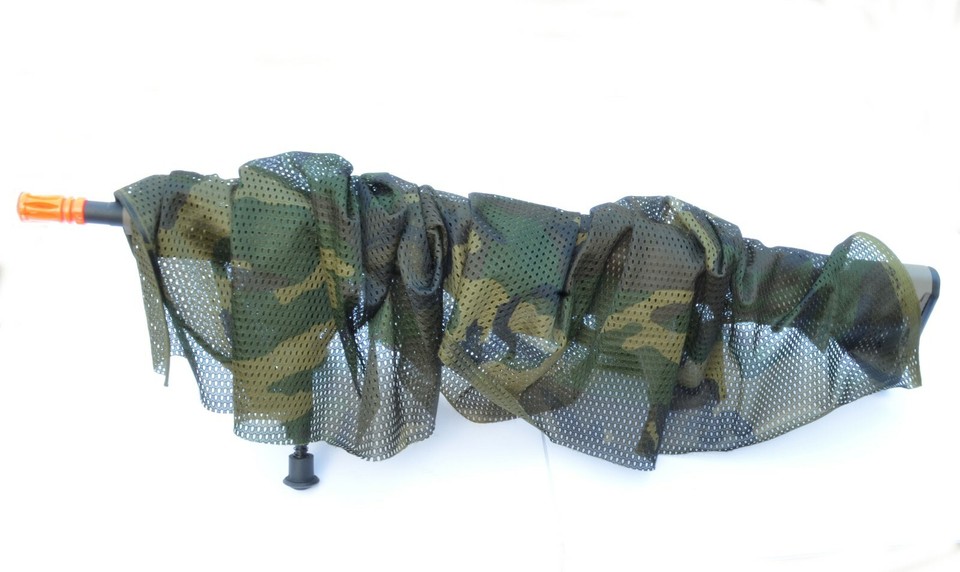 Camouflage Rifle Sniper Veil Netting Mesh Gun Wrap Material - Camo ...