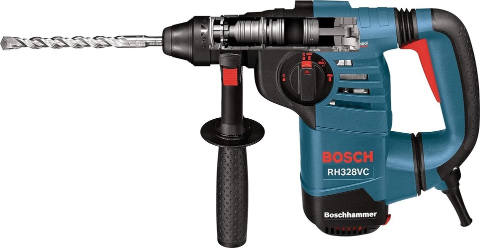 BOSCH RH328VC 1-1/8 Inch SDS-plus Rotary Hammer with Variable Speed ...
