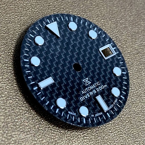29MM Carbon Fiber Watch Dial Modification Accessories for Japan NH35 ...