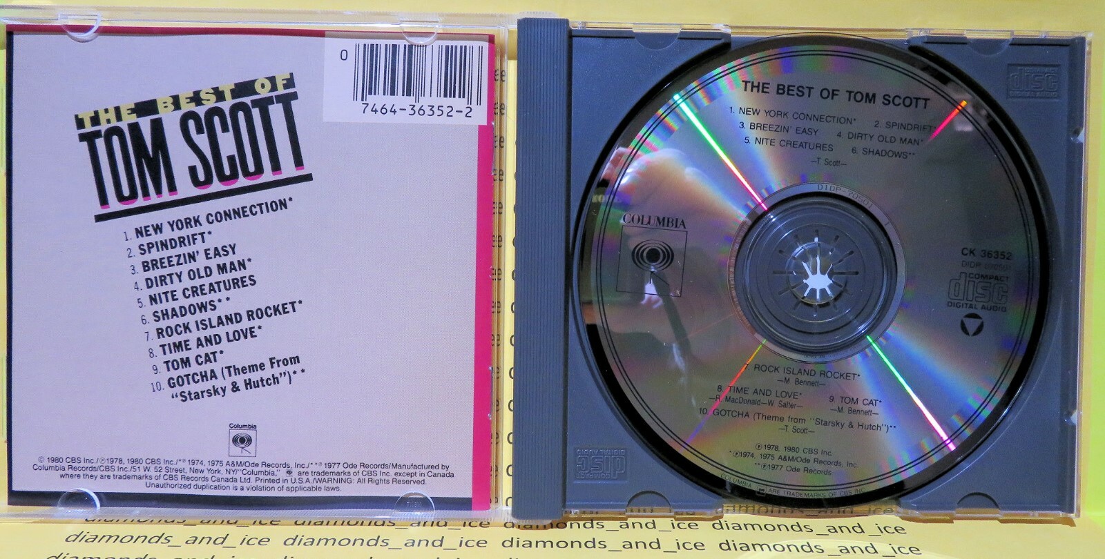 TOM SCOTT, The Best of Tom Scott (1980 CBS), High-Grade | eBay