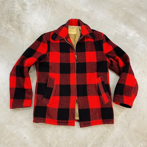 Vintage 60’s Bemidji Woolen Mills Virgin Wool Buffalo Plaid Mackinaw ...