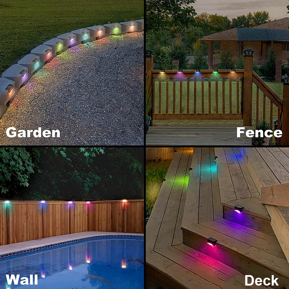 Solar Powered LED Pool Side Lights Waterproof Light up Swimming Pool ...