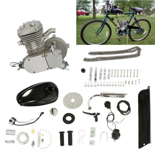 66cc 80cc Bicycle Engine Motor Kit Bike Motorized 2 Stroke Petrol Gas ...