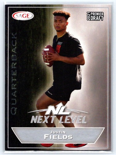 2021 SAGE Premier Draft #149 Justin Fields Silver | eBay